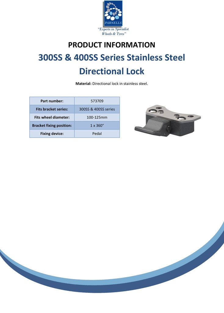 Stainless steel directional lock for 300SS and 400SS series | Parnells ...