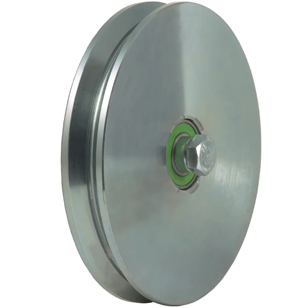200mm V Groove wheel 2 ball bearing | Parnells Website
