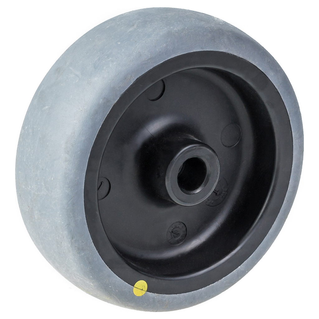 80mm wheel with grey electrically conductive thermoplastic rubber on ...