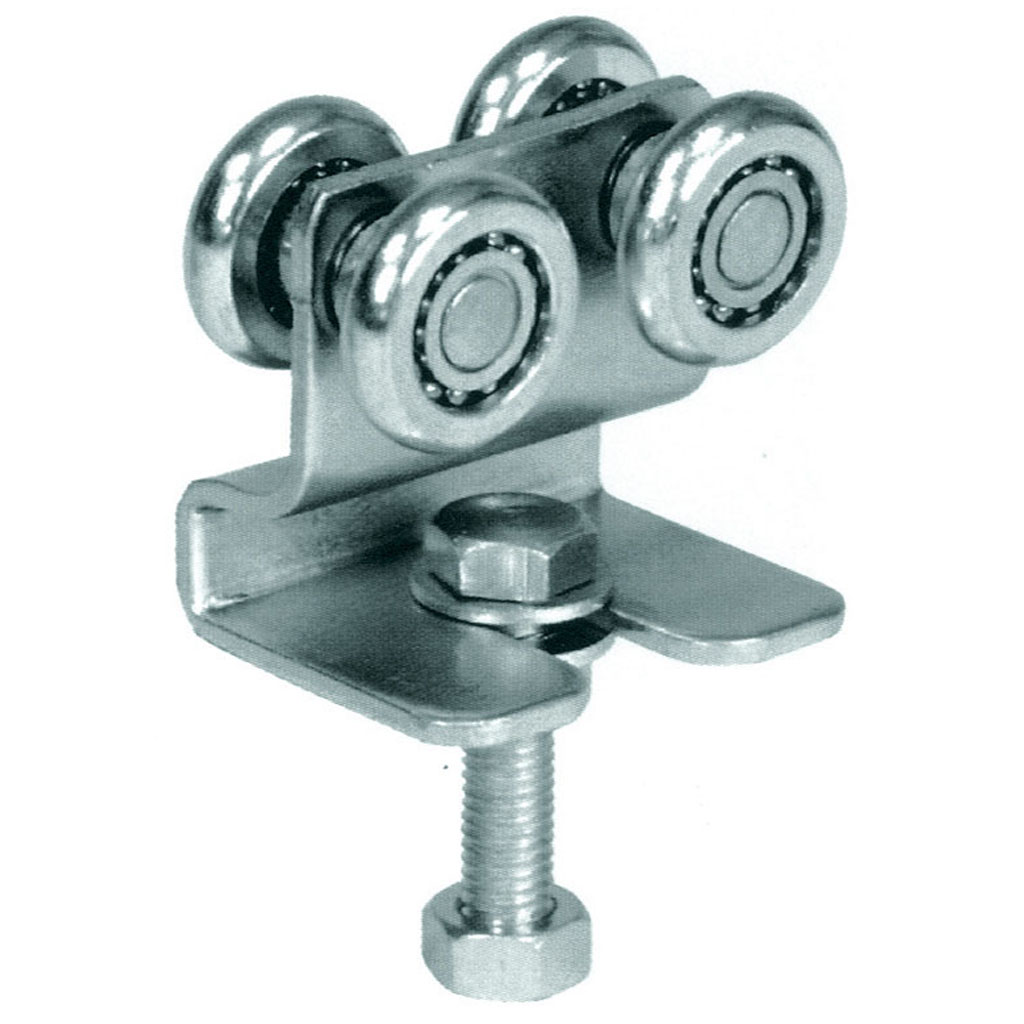 4 wheel carriage with plate for overhead track #1 (43kg each ...