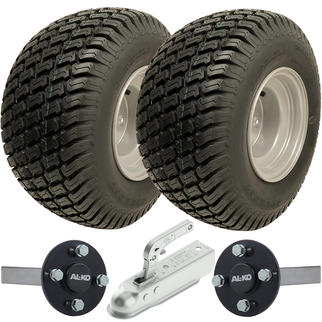 18x8.50-8 P332 ATV Trailer Kit, ALKO axles, pressed steel hitch ...